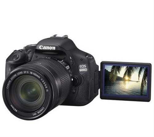 Canon eos 600d 18-135 kit, торг
