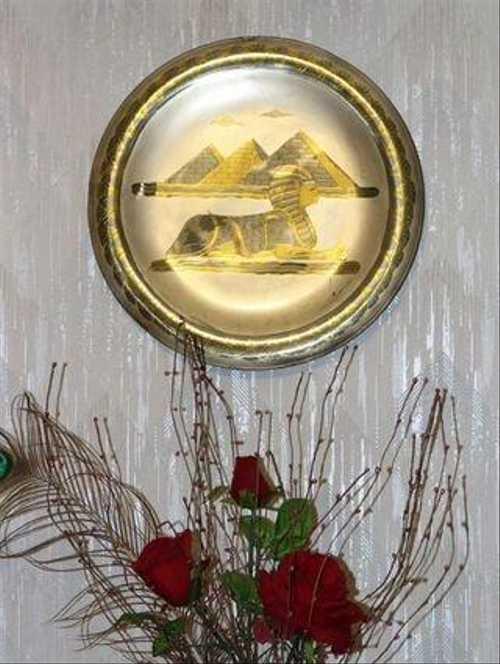 Тарелка латунная Египет