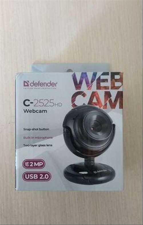 Веб-камера 2 Мпикс, Defender c-2525hd