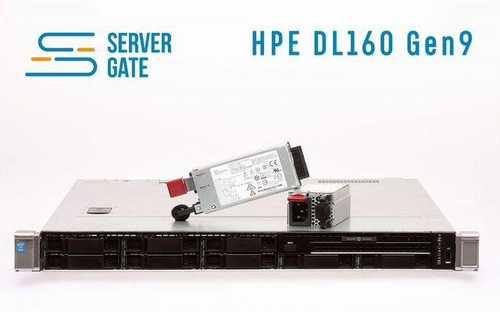 Сервер HPE DL160 G9 8SFF 2x E5-2630v3 512 GB