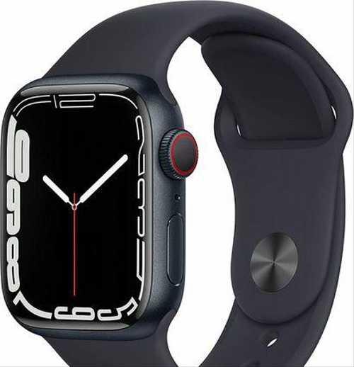 Apple Watch 7 41mm Black Aluminum Sport Band