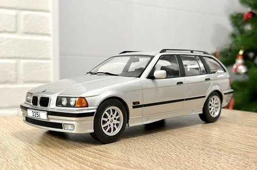 BMW 325i E36 Touring 1995 silver 1:18 MCG