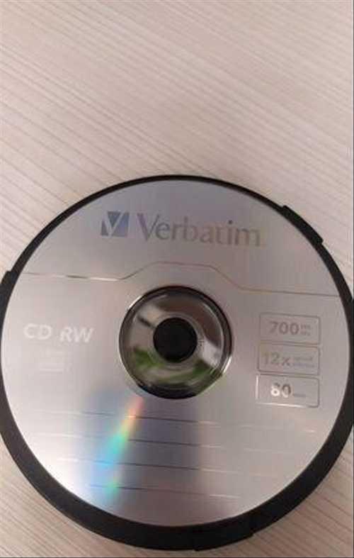 Диски пустые (болванки) CD-RW 10 шт