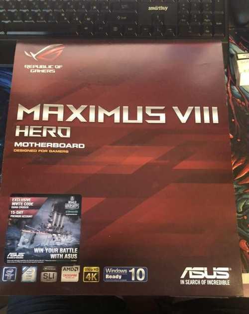 ASus rog maximus vlll hero 1151