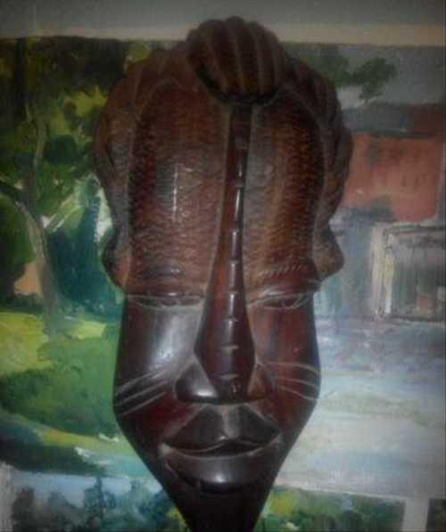 Редкая статуэтка Ганеша, этническая маска эбен