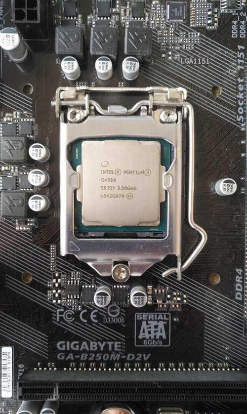 Процессор intel pentium g4560