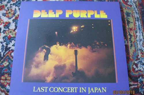 Винил Deep Purple Made in Japan 1977г