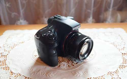 Фотокамера Sony Alfa SLT A65 Kit- mamiya 55\1.4