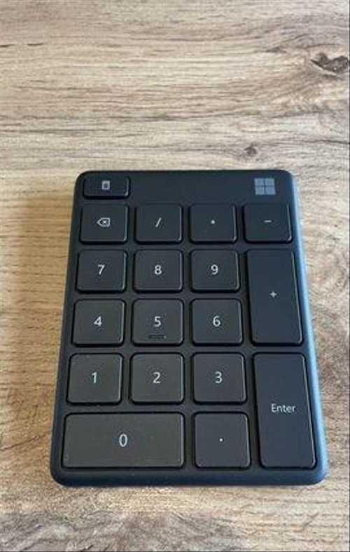 Клавиатура беспроводная Microsoft Number Pad, черн