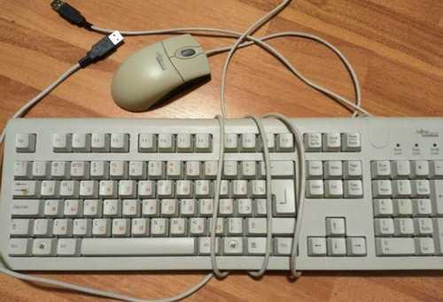Usb клавиатура и мышь siemens fujitsu