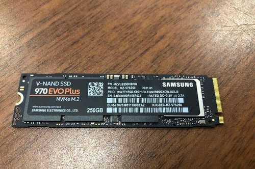 SSD M.2 Samsung 970 EVO Plus 250 Gb (MZ-V7S250)