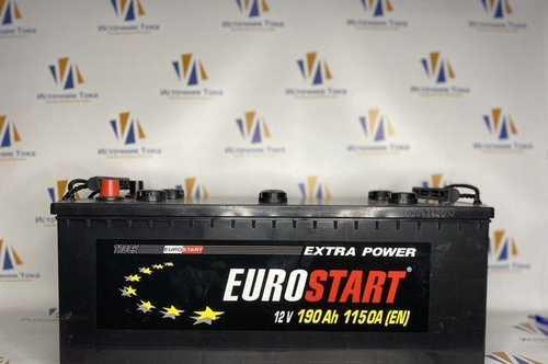 Аккумулятор EuroStart Extra Power 6ст-190 (пп)