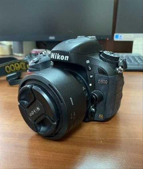 Фотоаппарат Nikon D600 + Объектив Nikon AF-S Nikko