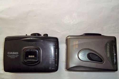 Кассетный плеер Panasonic RQ-V60 и Casio AS-301R