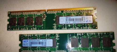 Оперативная память NCP ddr2 1gb