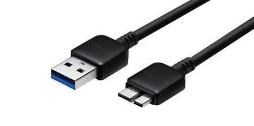 Черный кабель USB 3.0