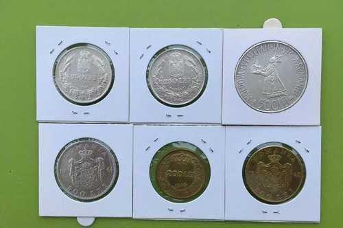 15 монет Королевства Румынии разных периодов