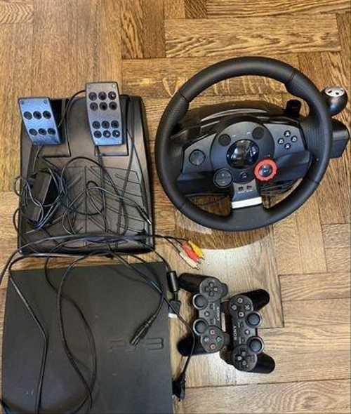 Sony PS3, руль Logitech Driving Force GT
