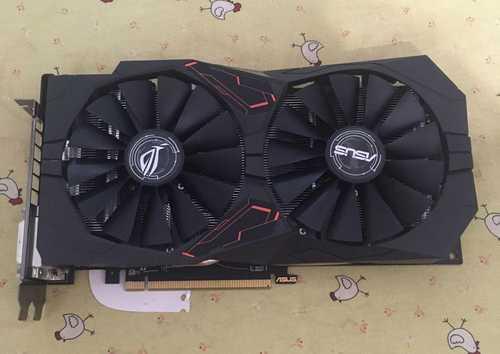 Видеокарта asus rog strix rx570 4Gb