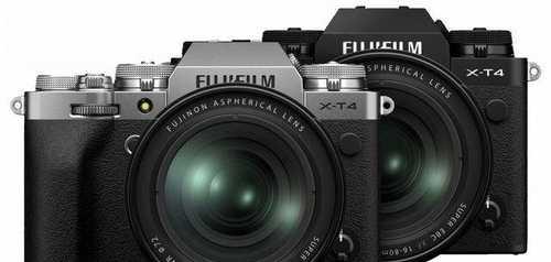 Fujifilm X-T4 Kit 16-80 Black/Silver Новые-Гаранти