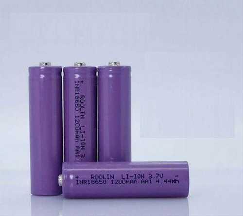 Аккумулятор 18650, Li-ion,1200 mAh INR; 57888