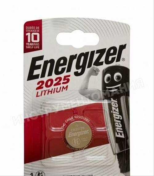 Батарейка CR2025 energizer E301021602