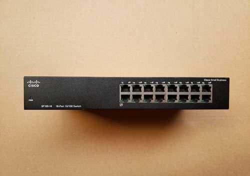 Коммутатор Cisco sf100-16 v2