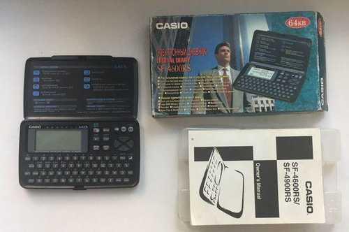 Электронная записная книжка casio sf4600rs