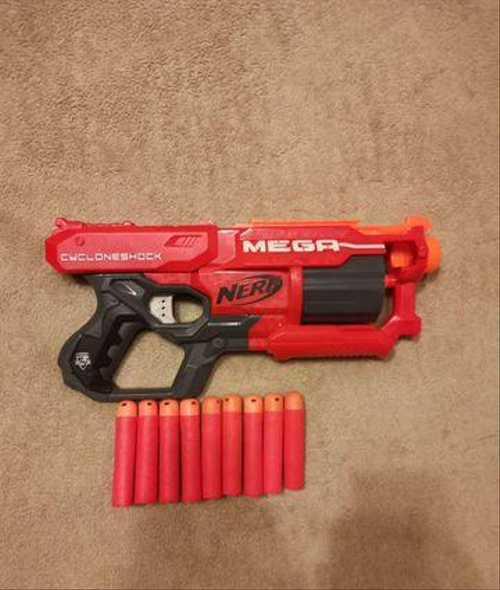 Бластер Nerf Mega Циклон-шок