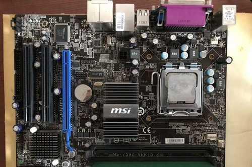 Материнская плата MSI G41M-P28 сокет775 под ddr3