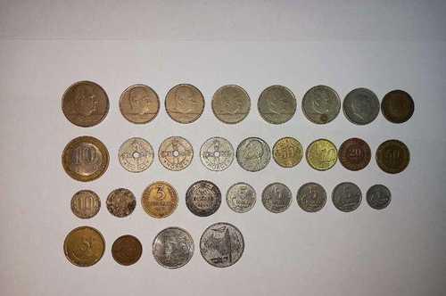 Колекционные монеты, монеты разных стран, банкноты