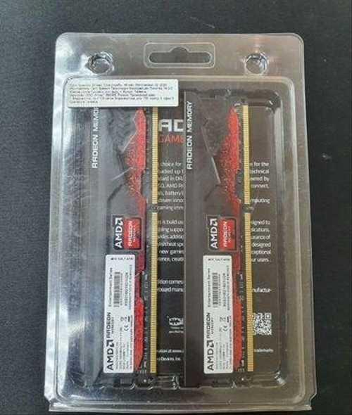 Озу DDR3 16Gb (2x8Gb kit) 1600 AMD R5