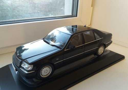 Модель 1:18 Mercedes-Benz S600 W140 черный Norev