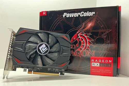PowerColor Radeon RX550 4GB Red Dragon (Новая)