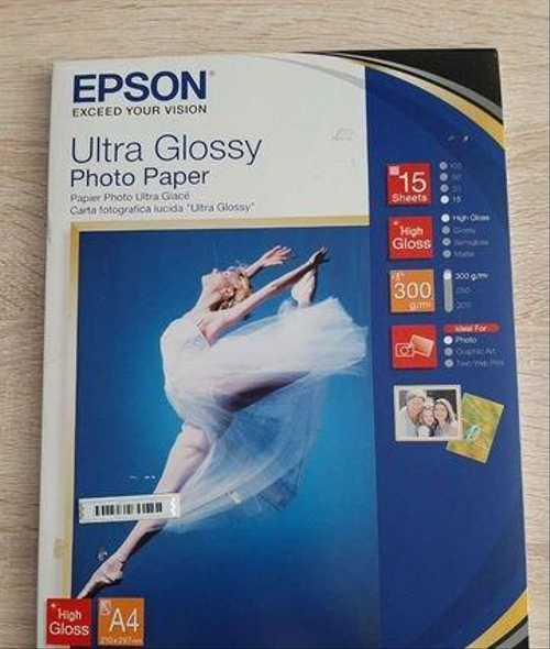 Фотобумага Epson Ultra Glossy A4