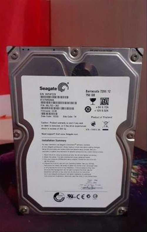 Жесткий диск seagate barracuda 750gb