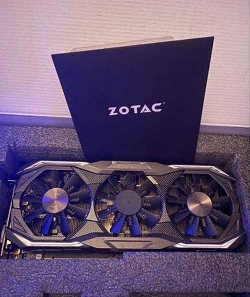 Видеокарта Zotac GeForce GTX 1080 AMP Edition
