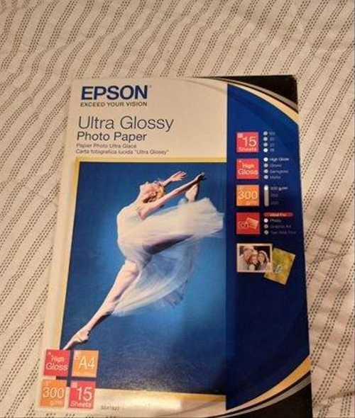 Фотобумага Epson Ultra Glossy A4 глянец