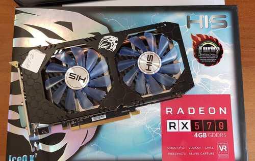 RX 570 4Gb видеокарта HIS AMD Radeon RX 570