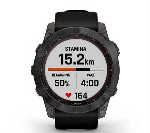 Часы Garmin fenix 7x sapphire solar DLC