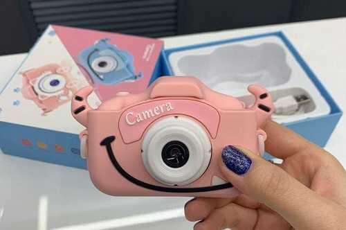 Детский фотоаппарат D800 розовый cute
