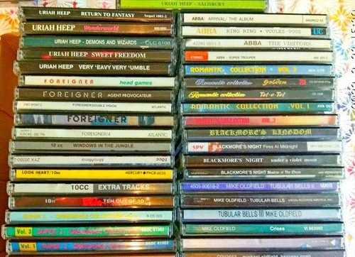 CD-диски. Rock, Prog, Blues. Много