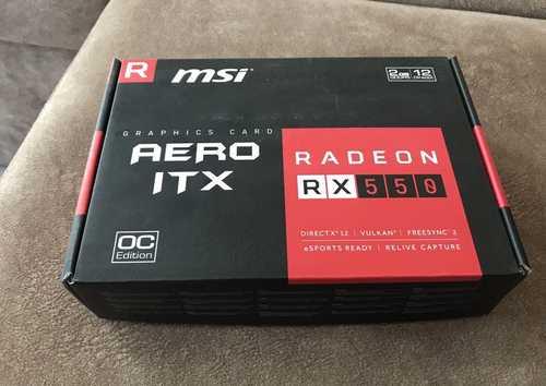 Видеокарта MSI Radeon RX 550