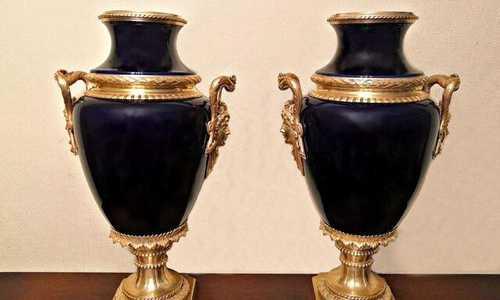 Антикварные вазы,бронза, фарфор, Франция-Sevres