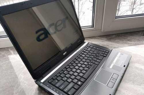 Рабочий двухъядерный Ноутбук acer 4Гб памяти