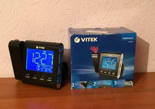 Радиочасы Vitek с проектором времени