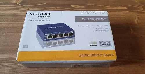 Новый коммутатор Netgear ProSafe GS105