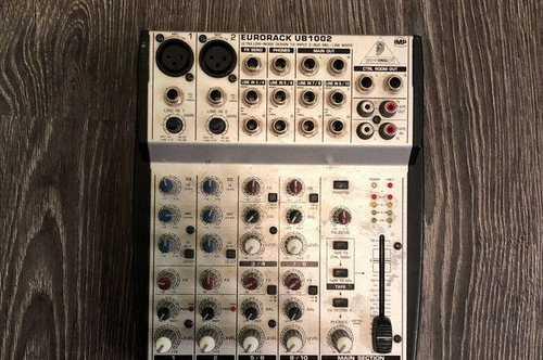 Микшерный пульт behringer eurorack ub 1002