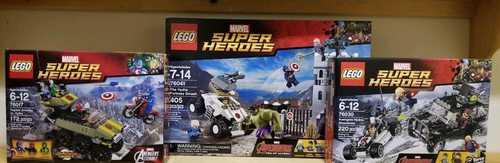 Lego Super Heroes, Jurassic world и Hidden side