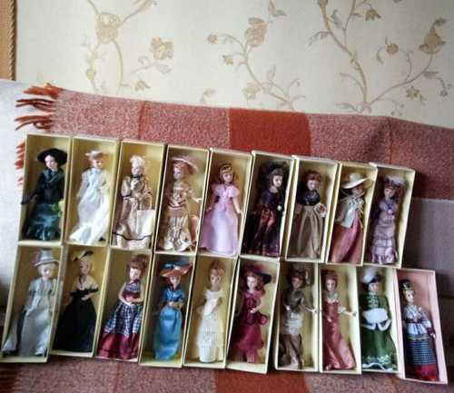 Кукла фарфоровая, коллекционная из серии "Дама эпо